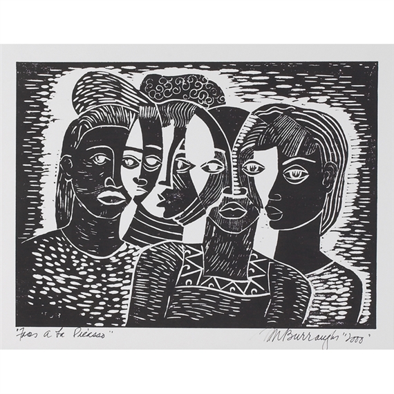 Margaret Taylor-Burroughs | Faces a la Picasso (2008) | MutualArt