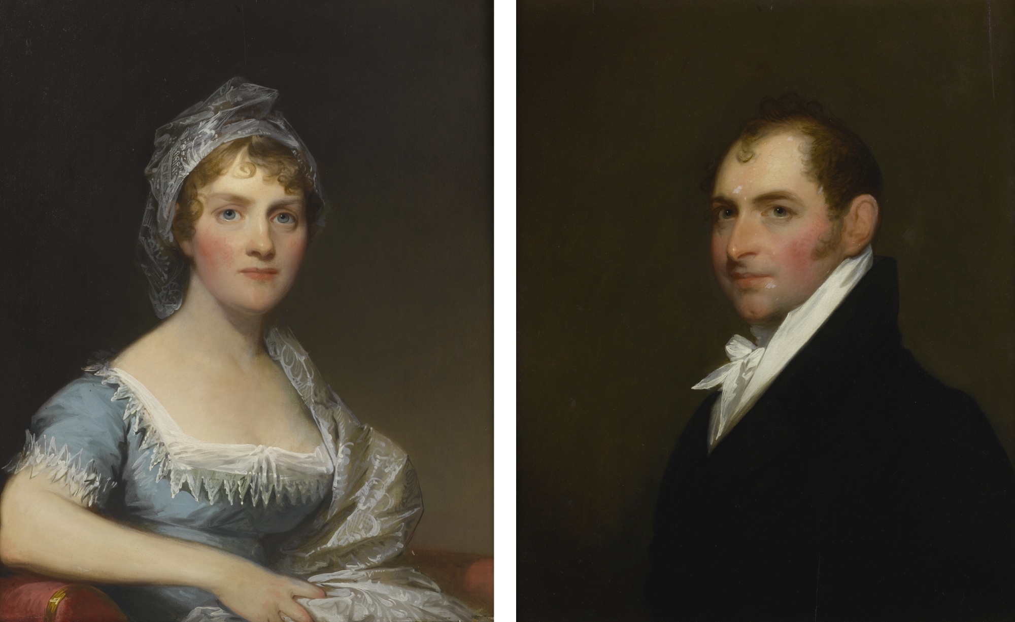 Gilbert Stuart | MR. AND MRS. EDWARD TUCKERMAN: A PAIR OF PORTRAITS ...
