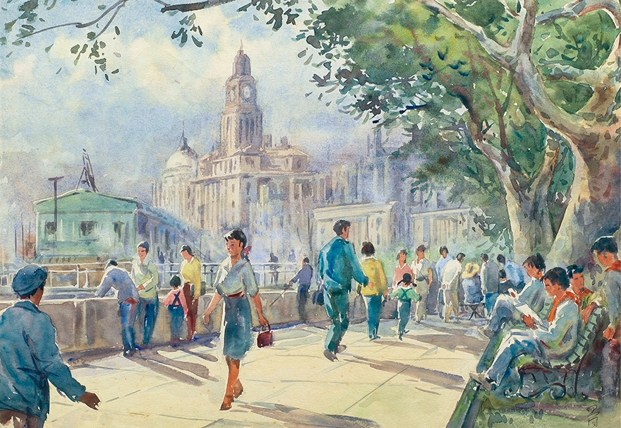 Pan Sitong | Sunday at the Bund | MutualArt