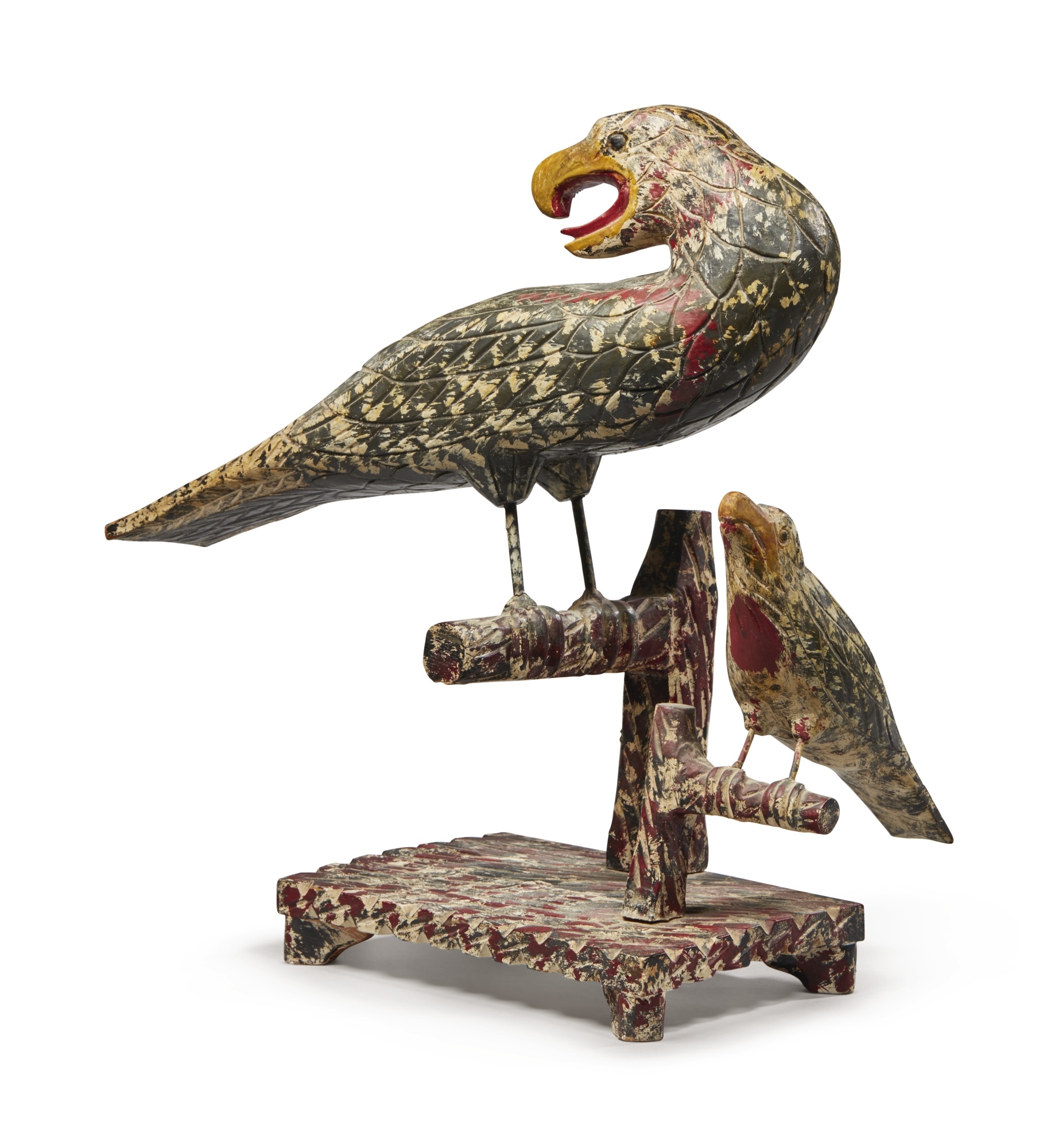 Joseph Romuald Bernier | Carved and Polychrome-Painted Wooden Eagle and ...