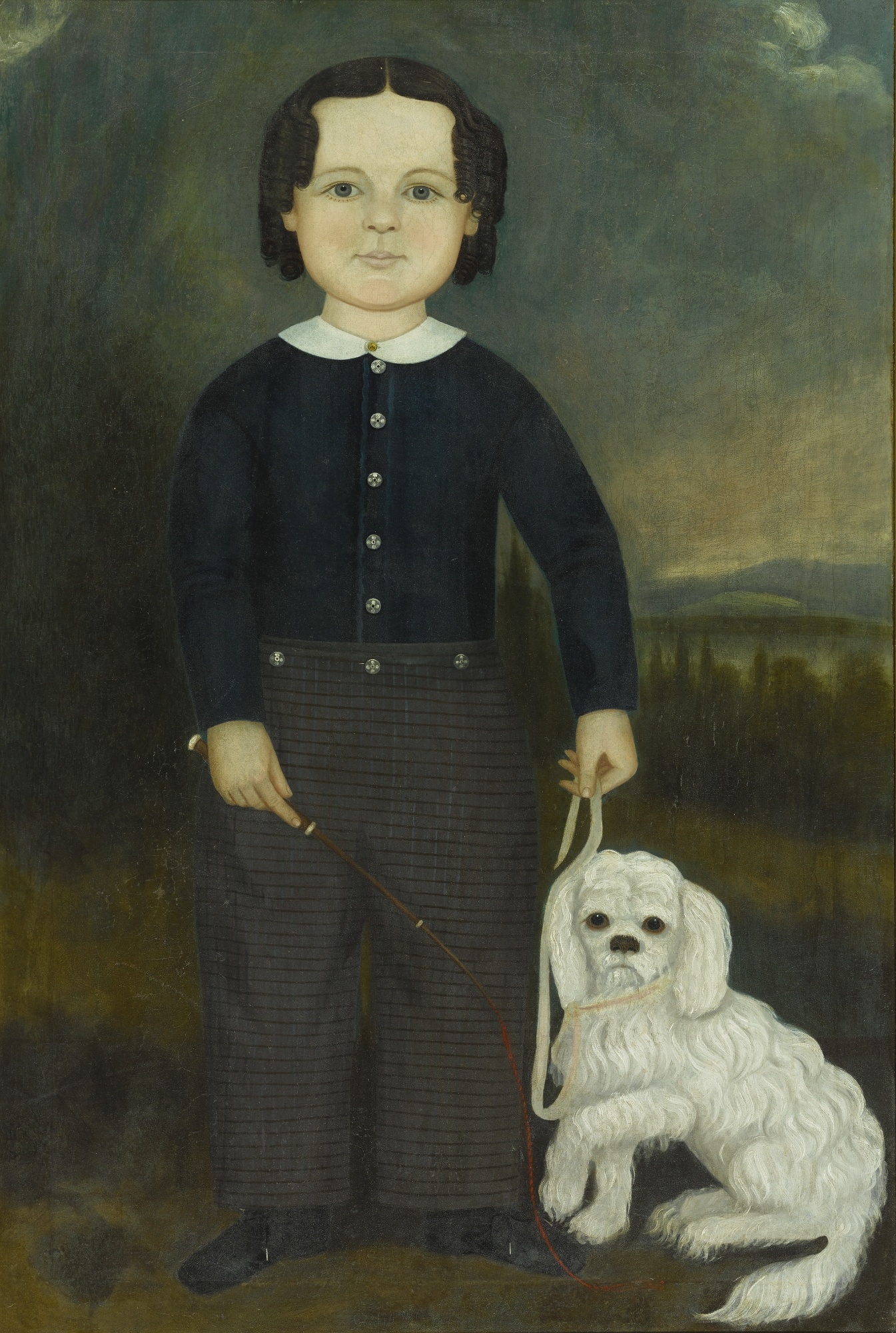 Samuel Miller | PORTRAIT OF A BOY AND HIS SPANIEL (Circa 1845) | MutualArt