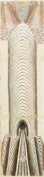 Martín Ramírez | TRAIN AND TUNNEL (1950 - 1955) | MutualArt