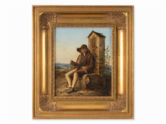 Karl Eduard Biermann - ANSICHT VON AMALFI, 1833,...