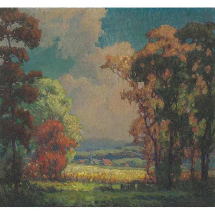 Andrew DoBos | Autumn Trees (Circa 1930) | MutualArt