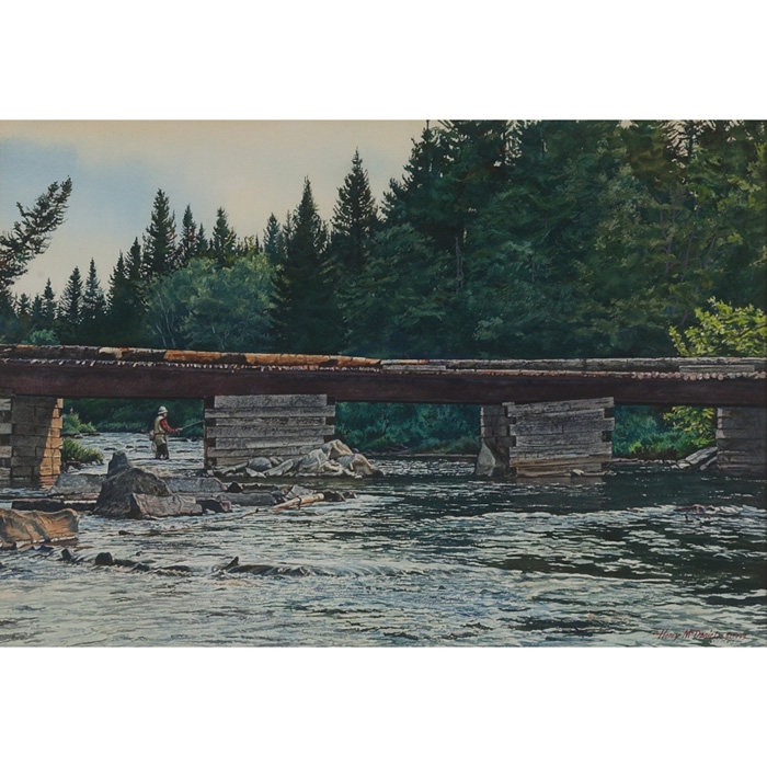 Henry Mcdaniel | Fishing the Upper Connecticut (1979) | MutualArt