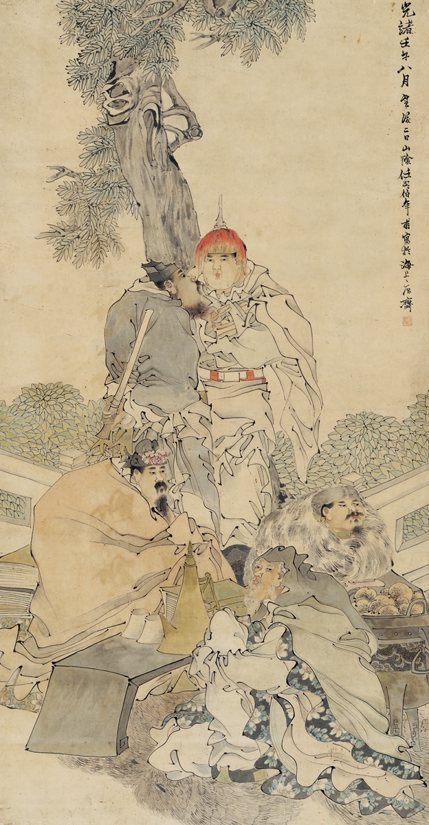 Ren Yi | THE GODS OF WEALTH (1882) | MutualArt
