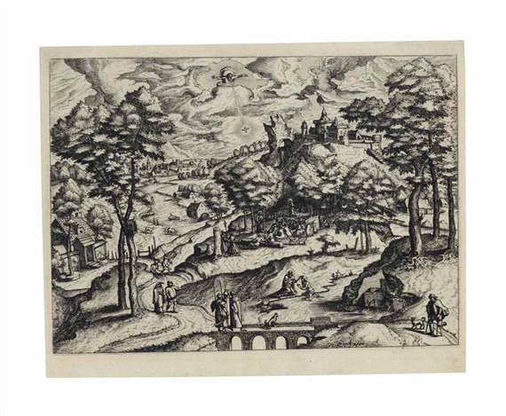 Lucas Gassel | Landscape with Saint John the Baptist preaching and the ...