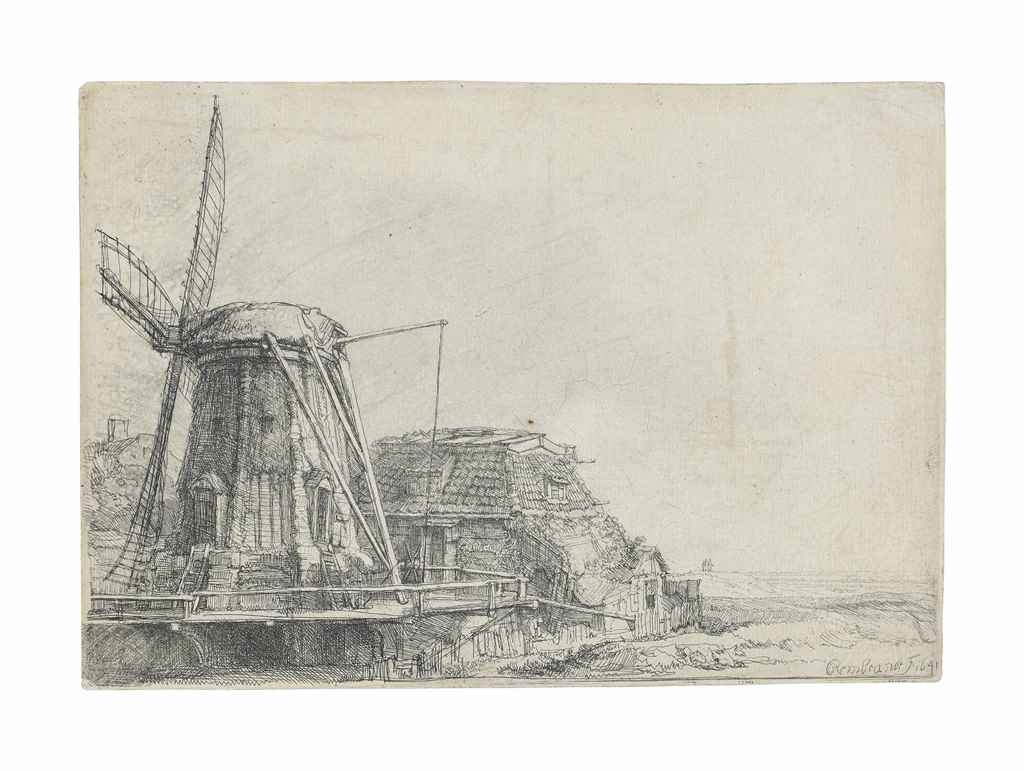 Rembrandt van Rijn | The Windmill (1641) | MutualArt