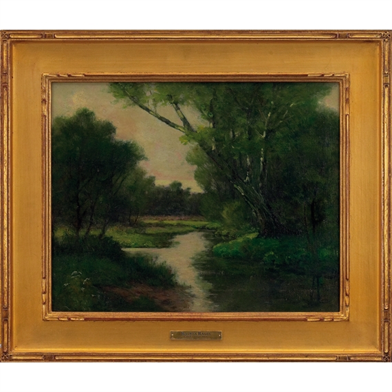 Maurice Stewart Hague | Green Pastures (Circa 1900) | MutualArt