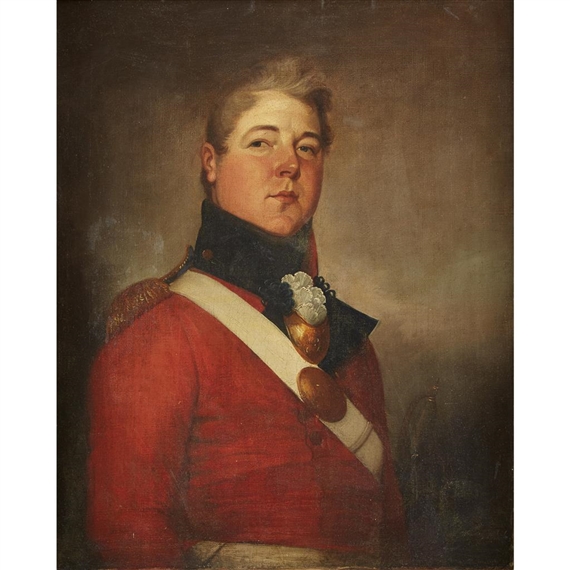 British School, 18th Century | PORTRAIT OF AN OFFICER | MutualArt