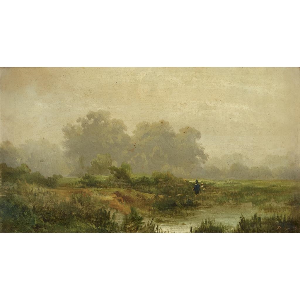 Remigius Adrianus Van Haanen | FIGURES IN A MARSH | MutualArt