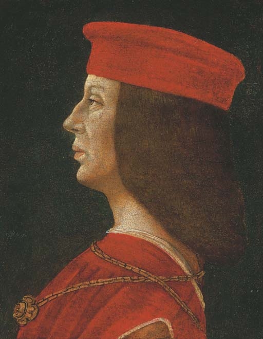 Baldassare Estense | Portrait d'un condottiere de profil | MutualArt