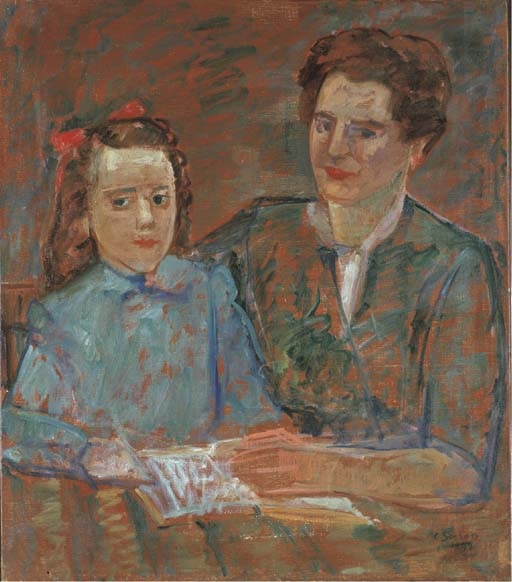 Carlo Socrate | Doppio ritratto (1949) | MutualArt