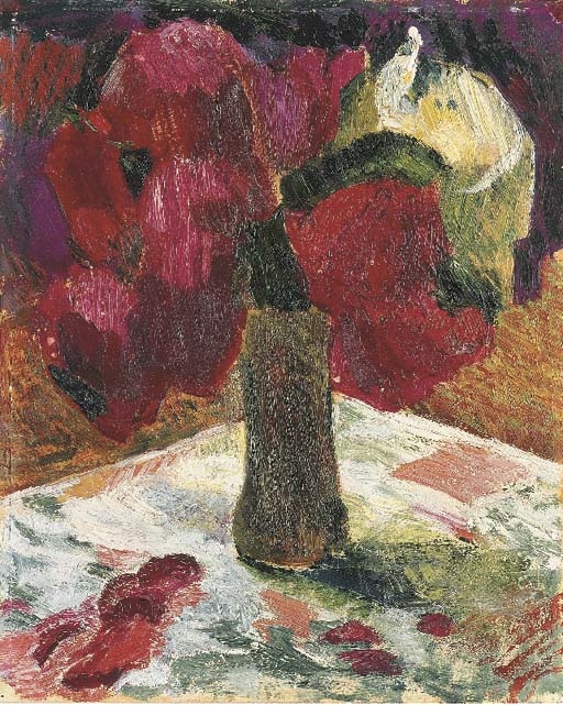 Cuno Amiet | Portrait of a Young Woman (1914) | MutualArt