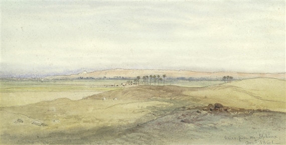 Frank Dillon | Cairo from the Sphinx (1861) | MutualArt