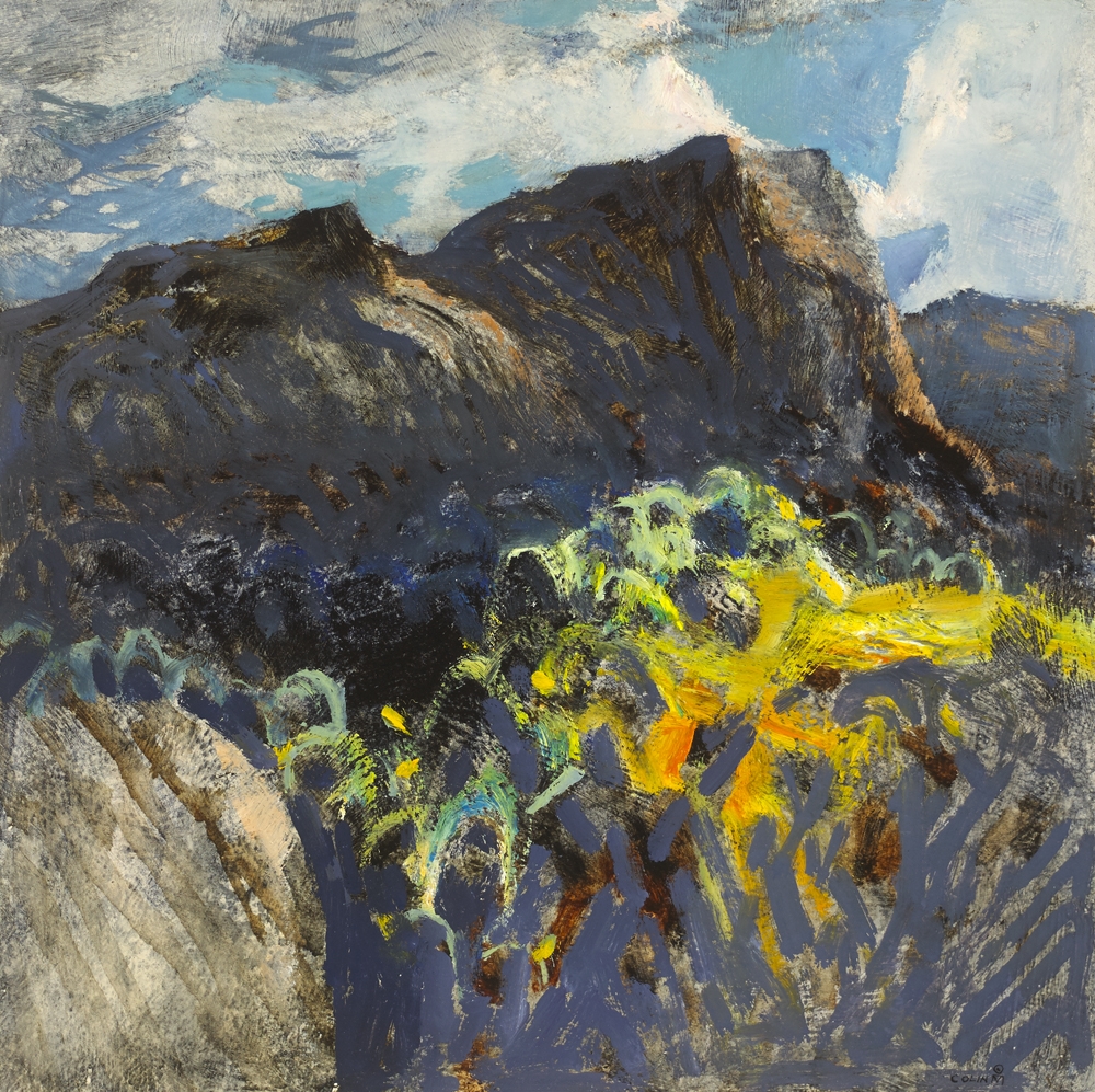 Colin Middleton | Woman with Birds (1985) | MutualArt