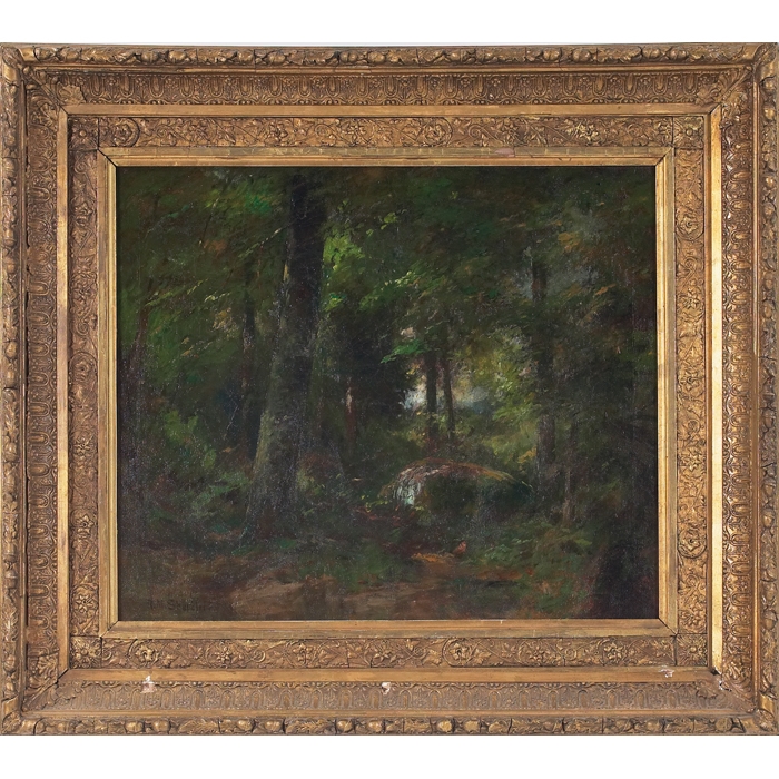 Roswell Morse Shurtleff | Late Afternoon in an Autumn Wood | MutualArt