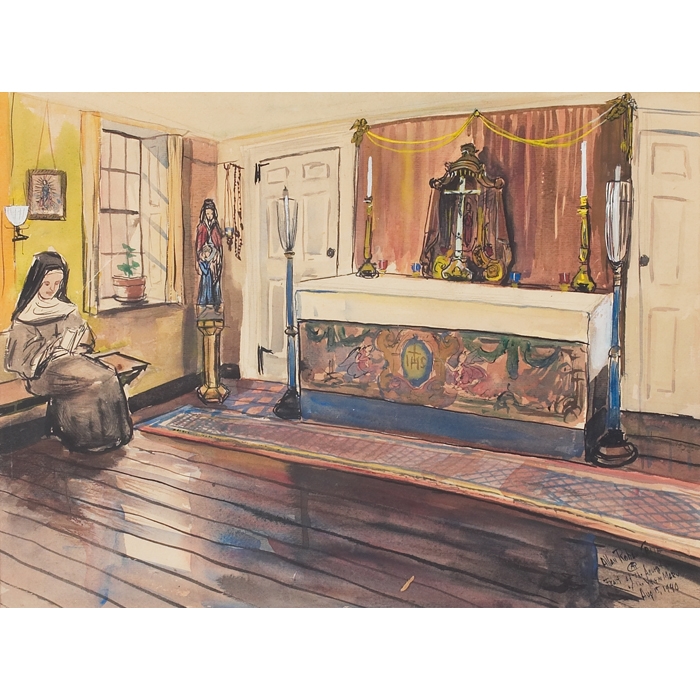 Allan Rohan Crite | Feast of the Assumption (1940) | MutualArt