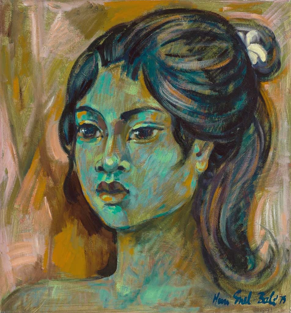 Han Snel | Portrait einer jungen Balinesin (1975) | MutualArt