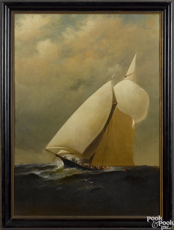 Alexander Stuart | a racing yacht | MutualArt