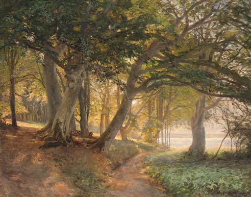 Viggo Langer | A Summer Woodland (1925) | MutualArt