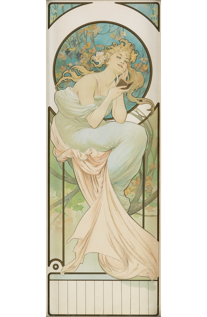 Alphonse Mucha | Thalia, the muse of the comedy (1897) | MutualArt