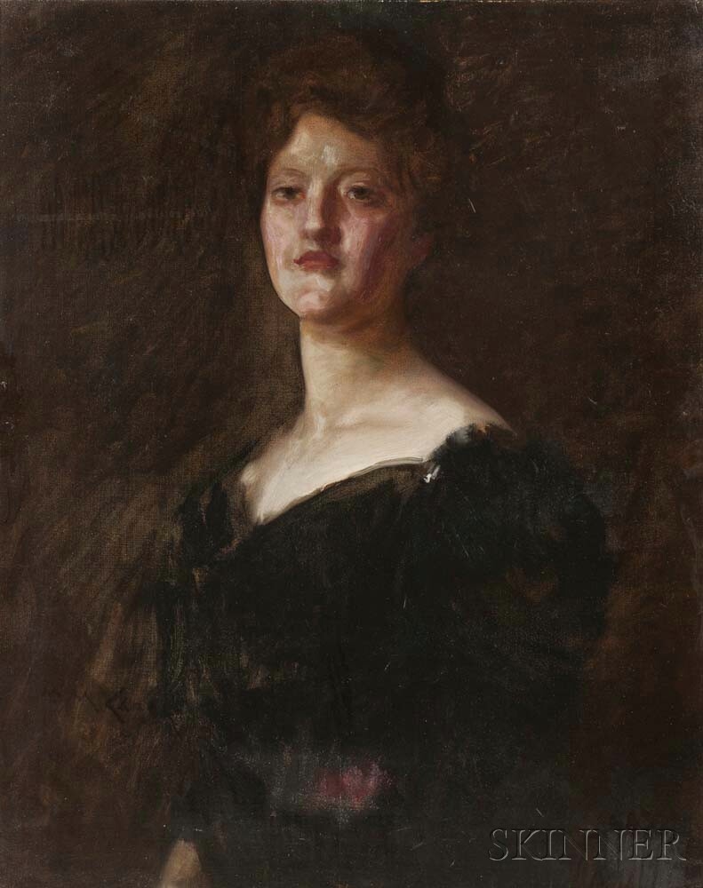 William Merritt Chase | La Belle Munichoise (1873) | MutualArt