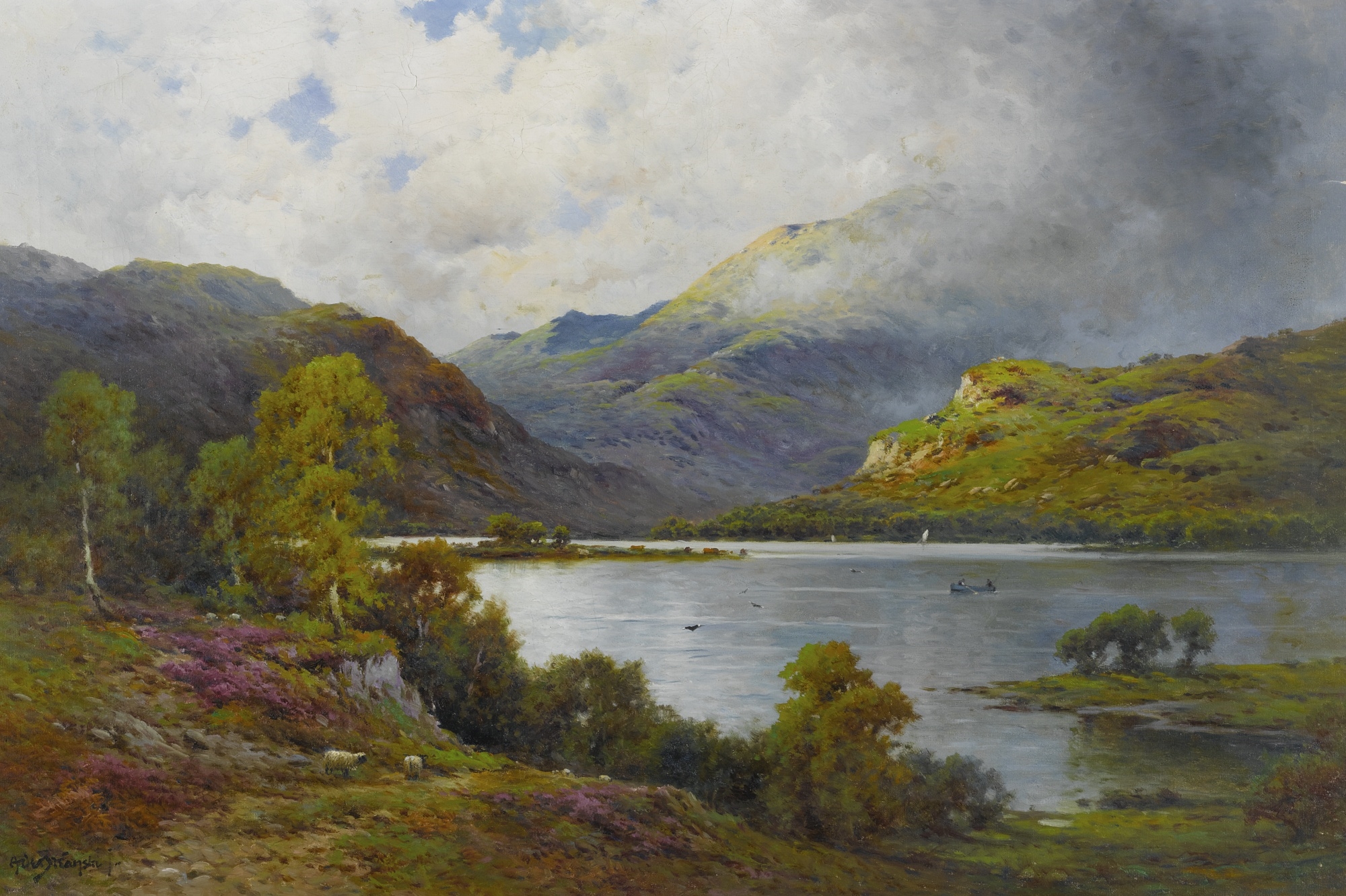 Alfred de Breanski Jr. | September on a West Highland River | MutualArt