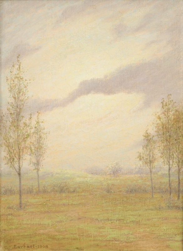 John Earhart | Atmospheric landscape (1908) | MutualArt