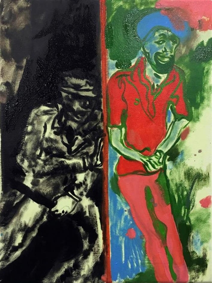 Daniel Richter - Rising, 2003, oil on canvas