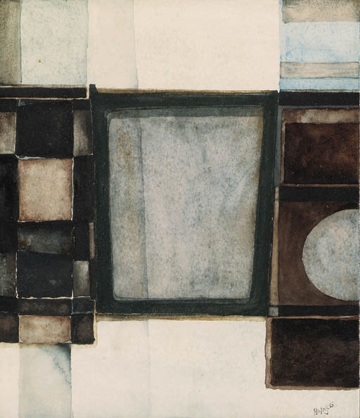 Alan Munro‏ Reynolds | Moth Barn Interior III (1952) | MutualArt