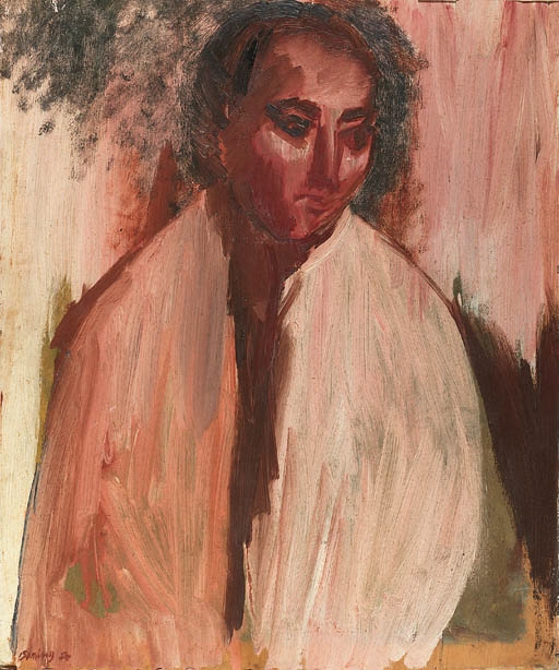 David Bomberg | Zahara (recto); Self-Portrait (verso) (1954) | MutualArt