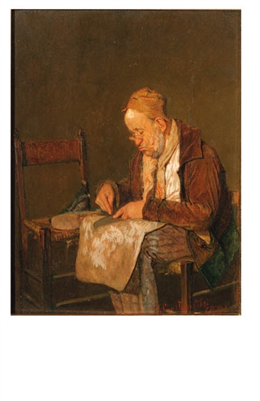 Giuseppe Costantini | The shoemaker (1881) | MutualArt