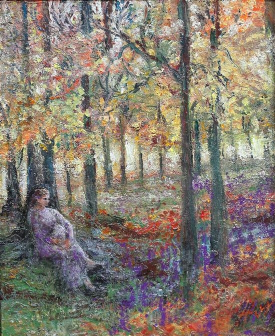 Huvy | Figure in the woods (2015) | MutualArt