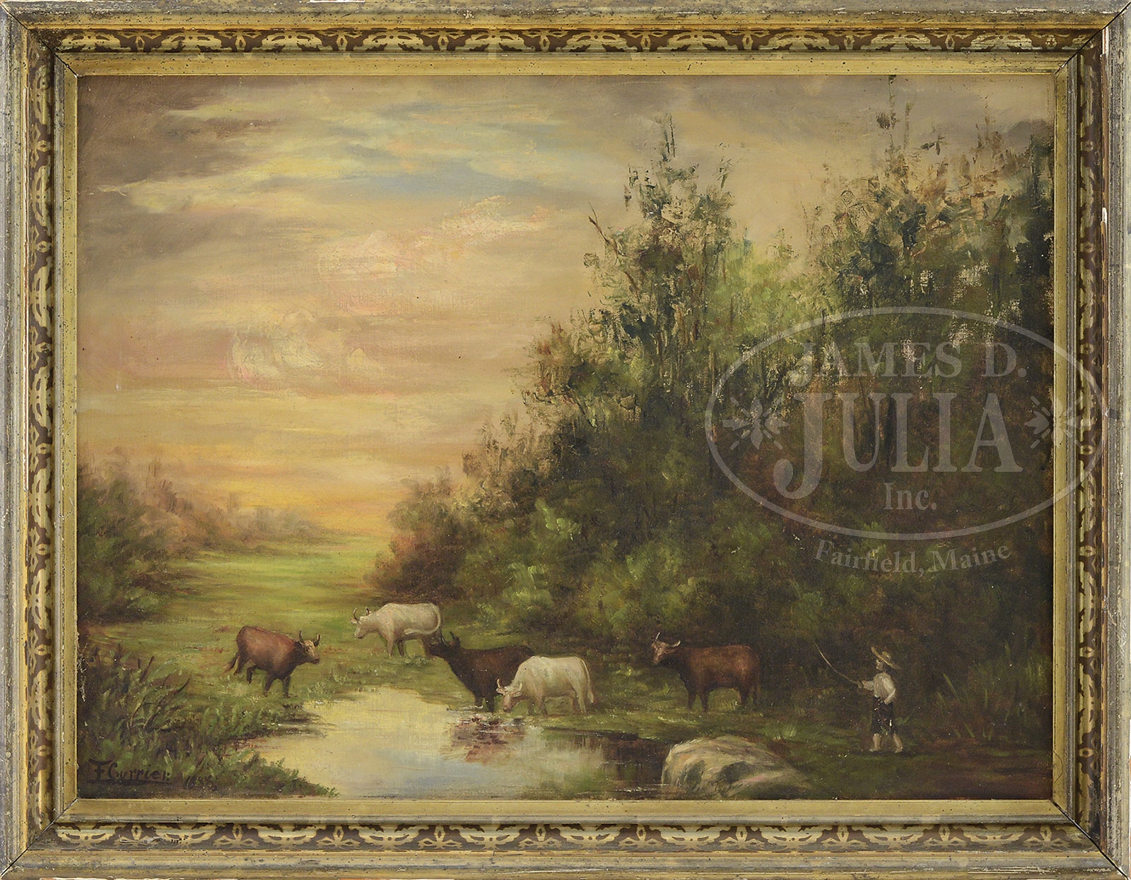 Joseph Frank Currier | Nocturnal Landscape | MutualArt