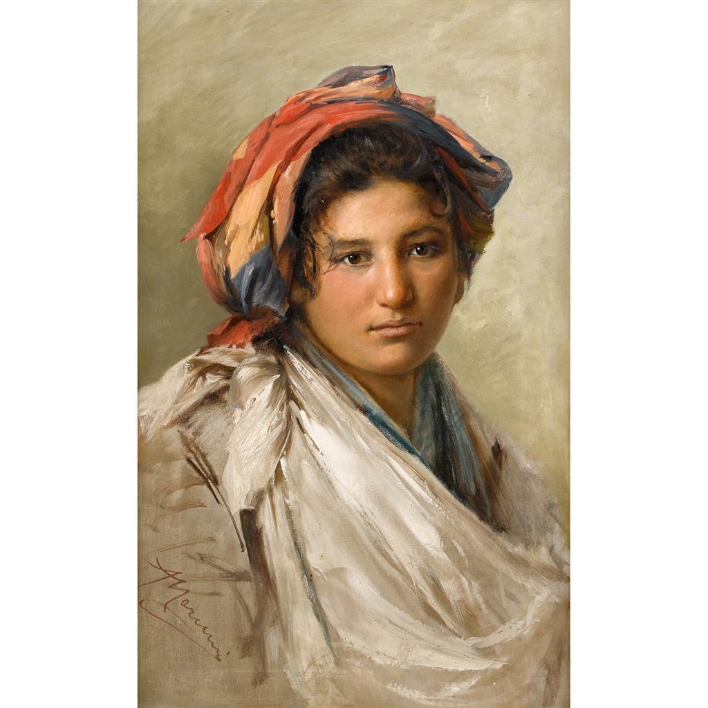 Italian School, 19th Century | PORTRAIT OF ITALIAN WOMAN | MutualArt