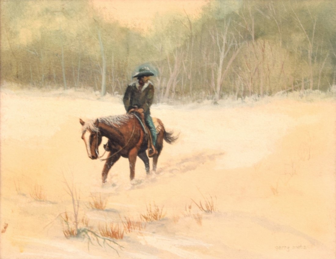 Gerry Metz | Gathering Wood | MutualArt