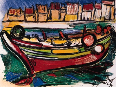 Isabelle Duret-Dujarric | La barque rouge (1994) | MutualArt