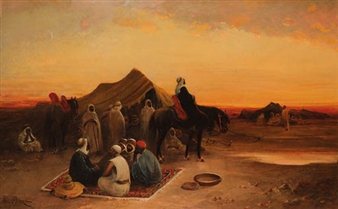 Honore Boze | At the Oasis | MutualArt