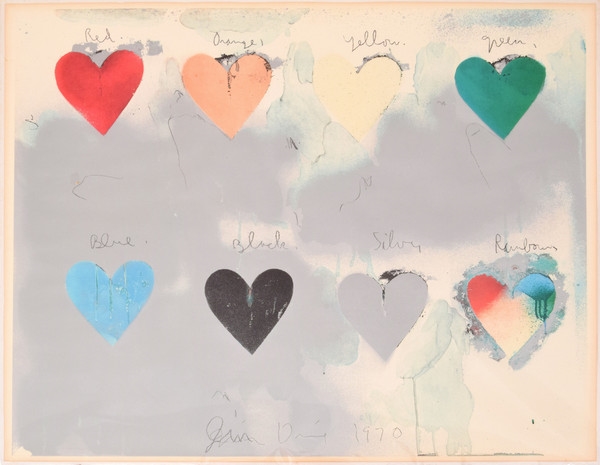 Jim Dine | Hearts, National Galerie Berlin (1971) | MutualArt
