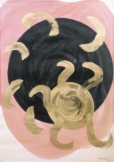 Lucio Fontana | Sole (1952) | MutualArt