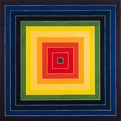 Frank Stella | Concentric Square (1966) | MutualArt