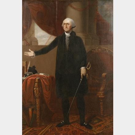 Jane Stuart | Portrait of George Washington (Circa 1850) | MutualArt