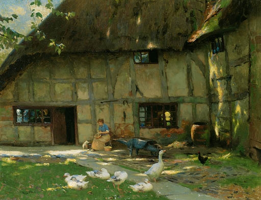 Frederick Hall | The Cottage Yard | MutualArt
