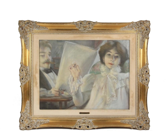 Louis-Joseph-Raphaël Collin | The After Dinner Smoke | MutualArt