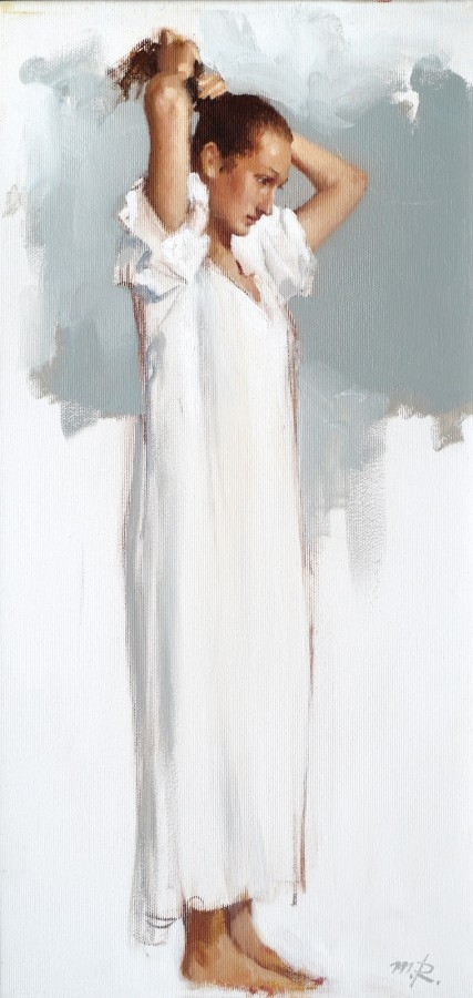 Michael Rapoport | Combing Her Hair | MutualArt