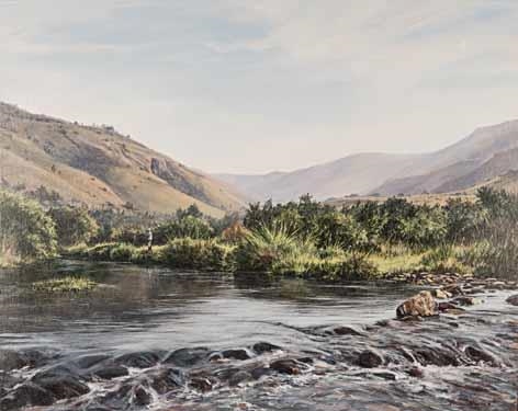 Paddy Starling | FISHING ALONG THE RIVER | MutualArt