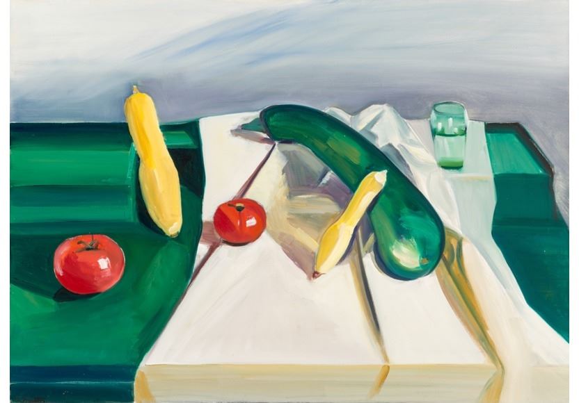 Louisa Matthiasdottir | Still Life with Squash and Tomatoes | MutualArt