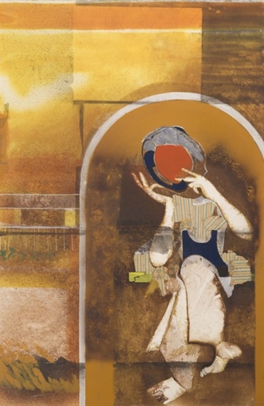 Suruchi Chand | Composition au personnage anthropomorphe (1978) | MutualArt