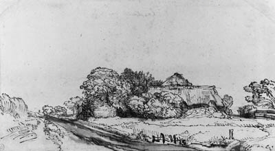 Rembrandt Landscape Drawings
